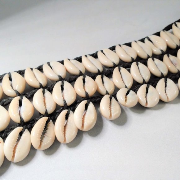 The Afrikan Aesthetic | Accessories | 3row Cowrie Shell Belt | Poshmark